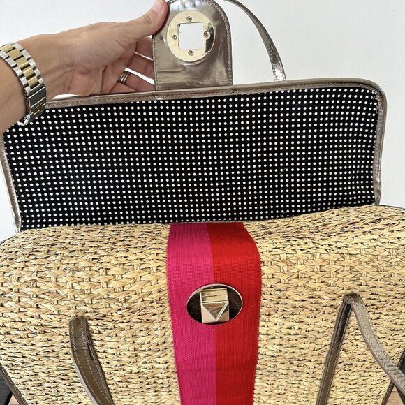 kate spade | Bags | Kate Spade Wicker Rattan Basket Bag | Poshmark